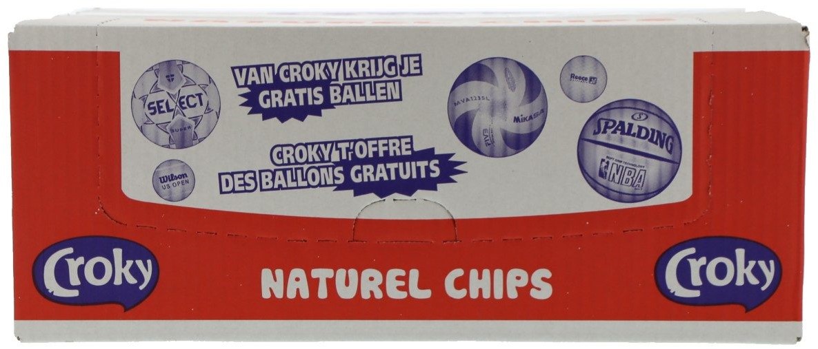 Croky Potato Crisps 20x40 Gr