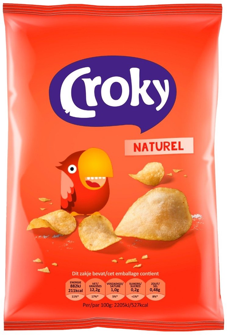 Croky Potato Crisps 20x40 Gr
